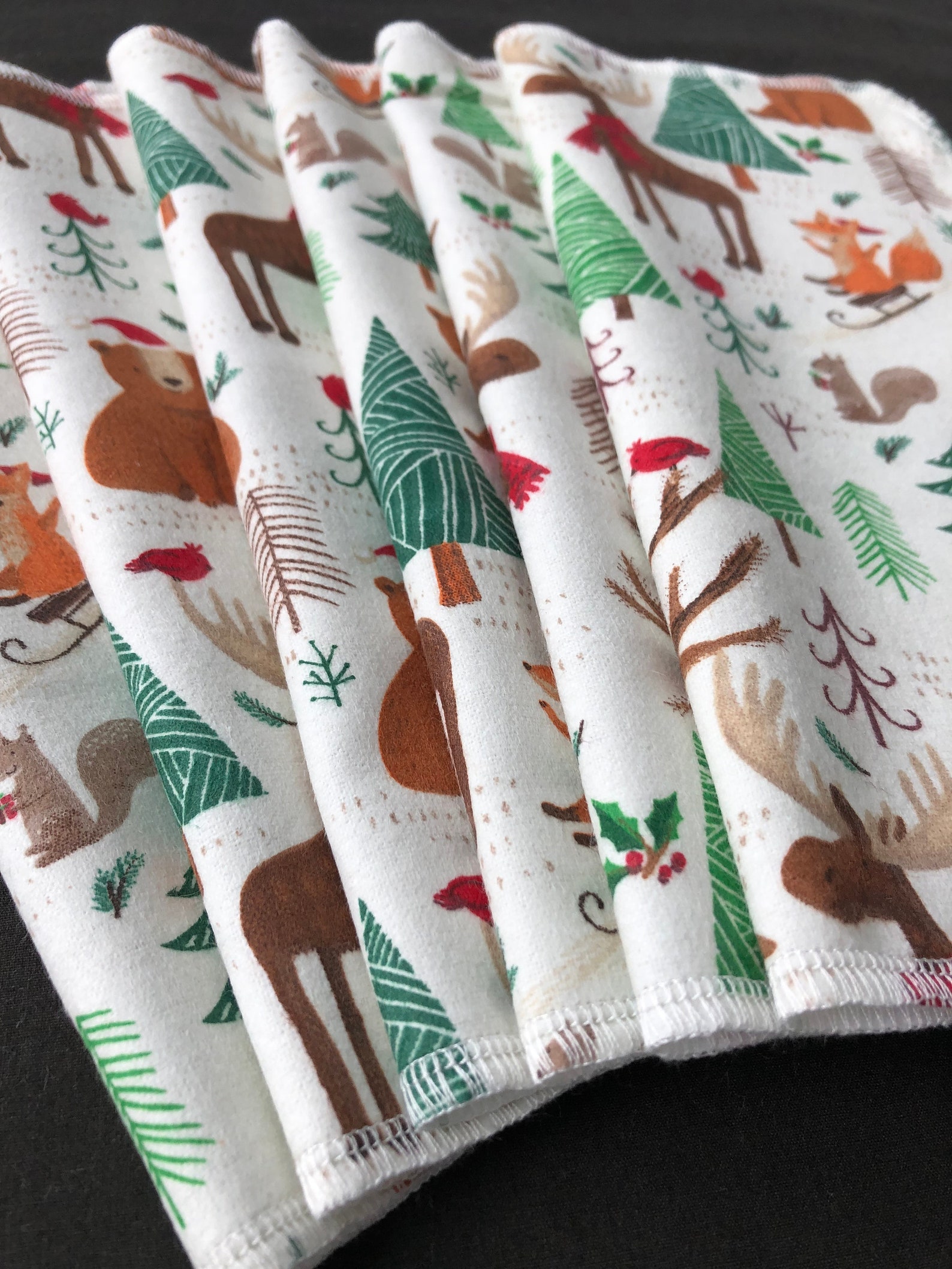Forest Animals Napkins Reusable Napkins Waste Free Eco - Etsy