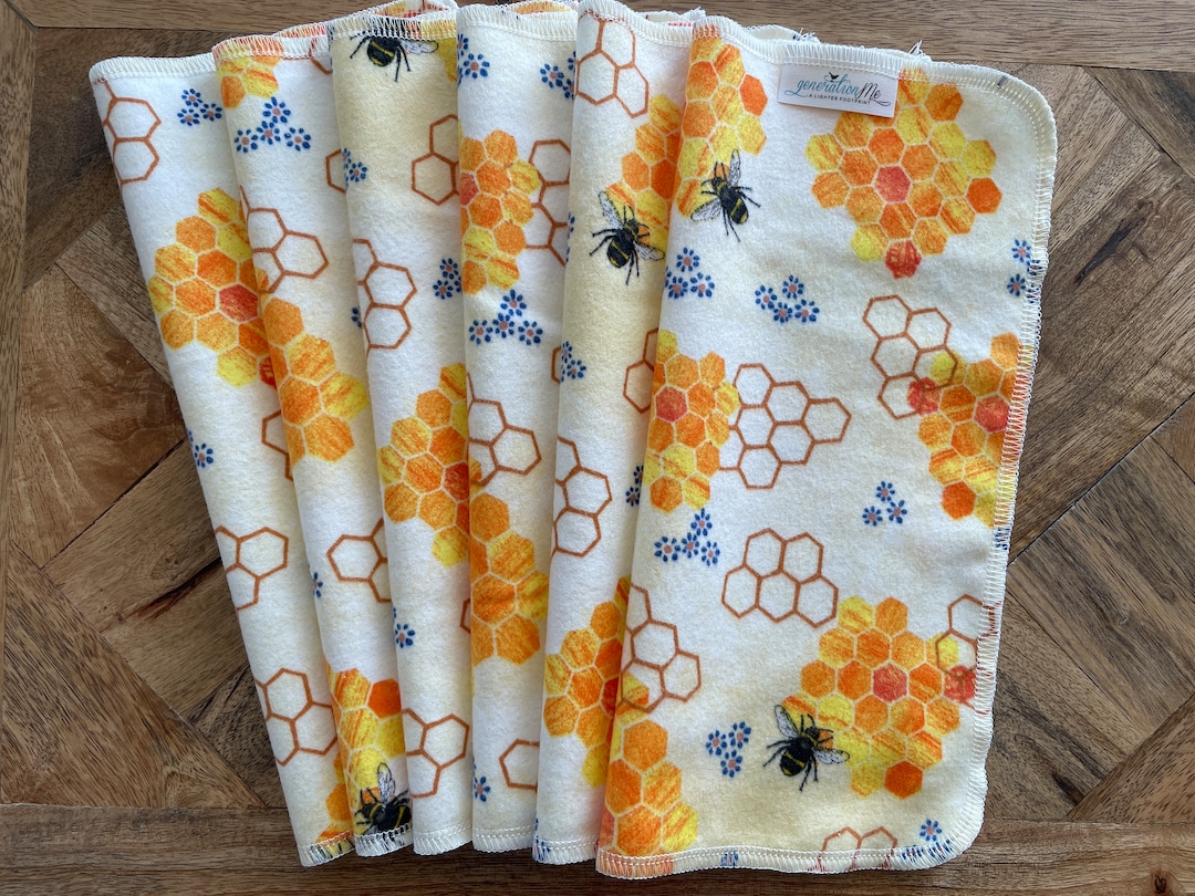 Honey Bees Cloth Napkins, Reusable Napkins, Eco Friendly Napkins ...