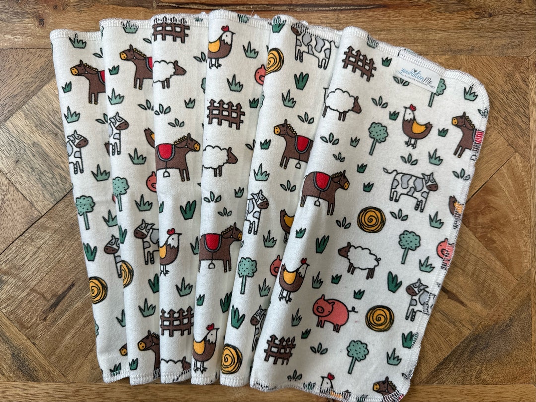 Farm Animals Cloth Napkins, Eco Friendly Napkins, Reusable Napkins - Etsy