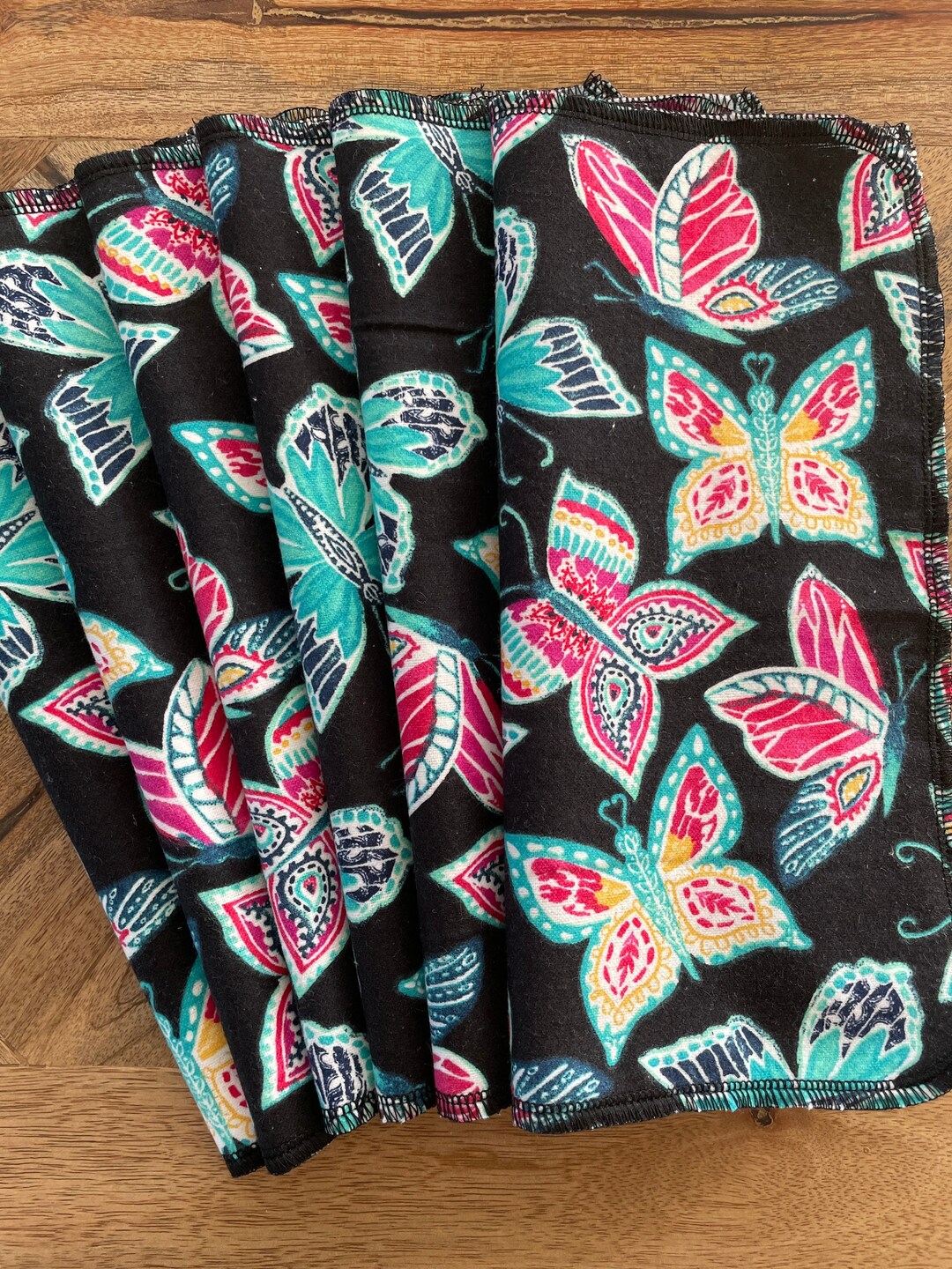 Butterfly Cloth Napkins, Eco Friendly Napkins, Reusable Napkins ...