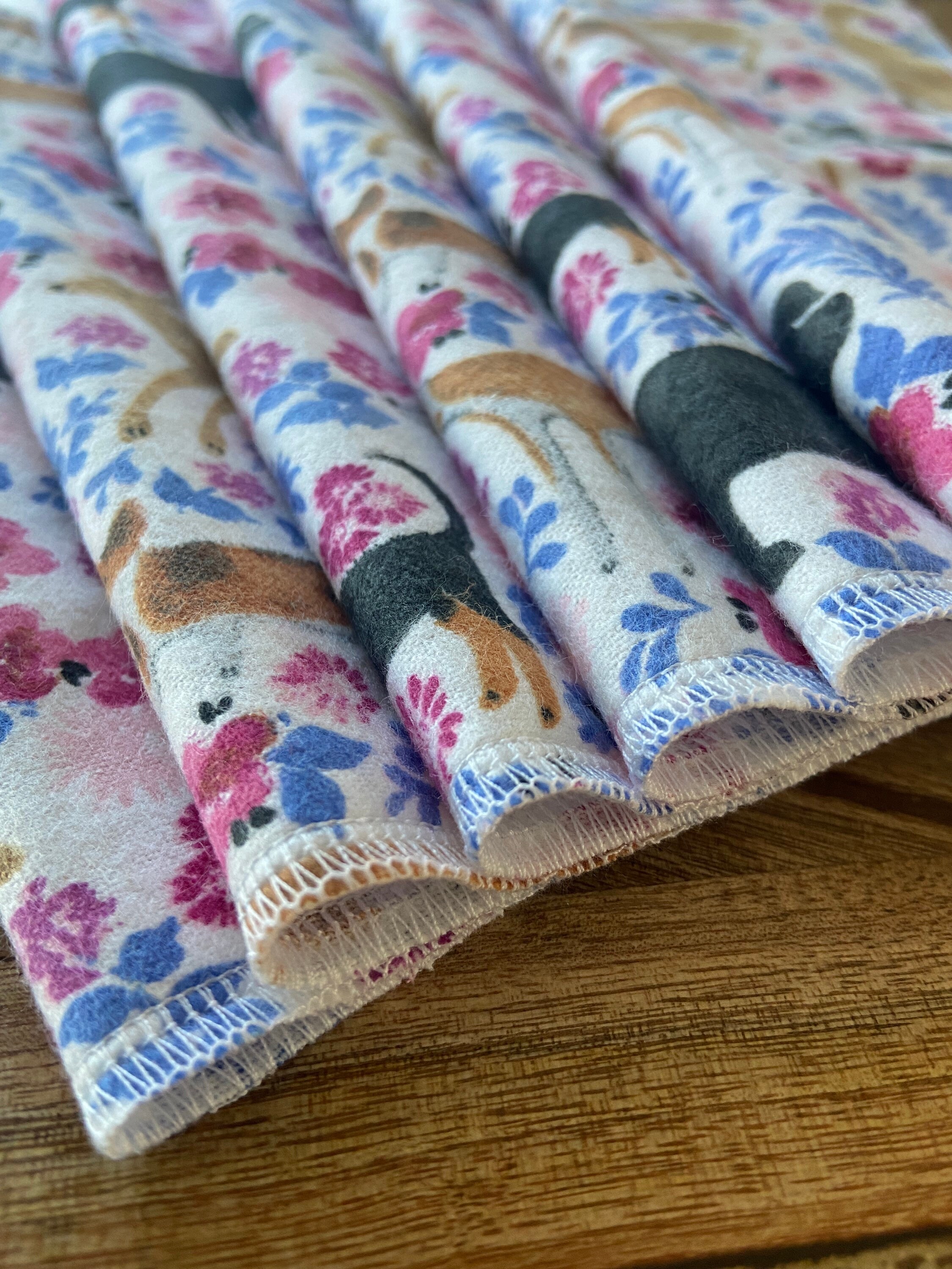 Dog Cloth Napkins Dalmation Beagle Boxer Puppy Napkins | Etsy