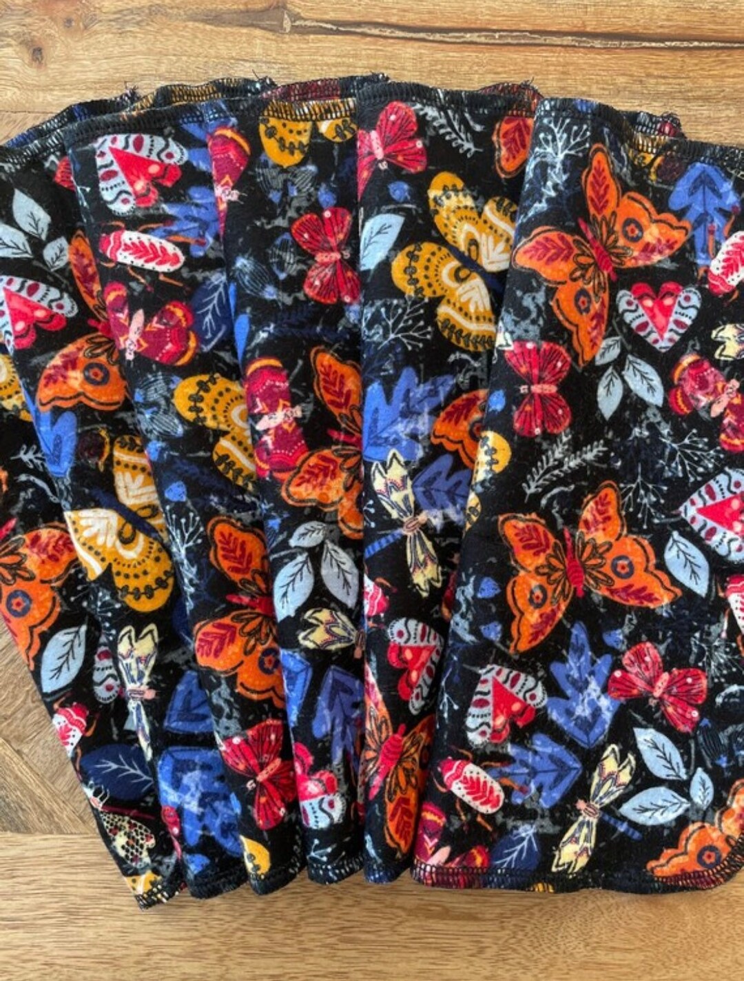 Butterfly Cloth Napkins, Paperless Towels, Butterflies and Flowers - Etsy