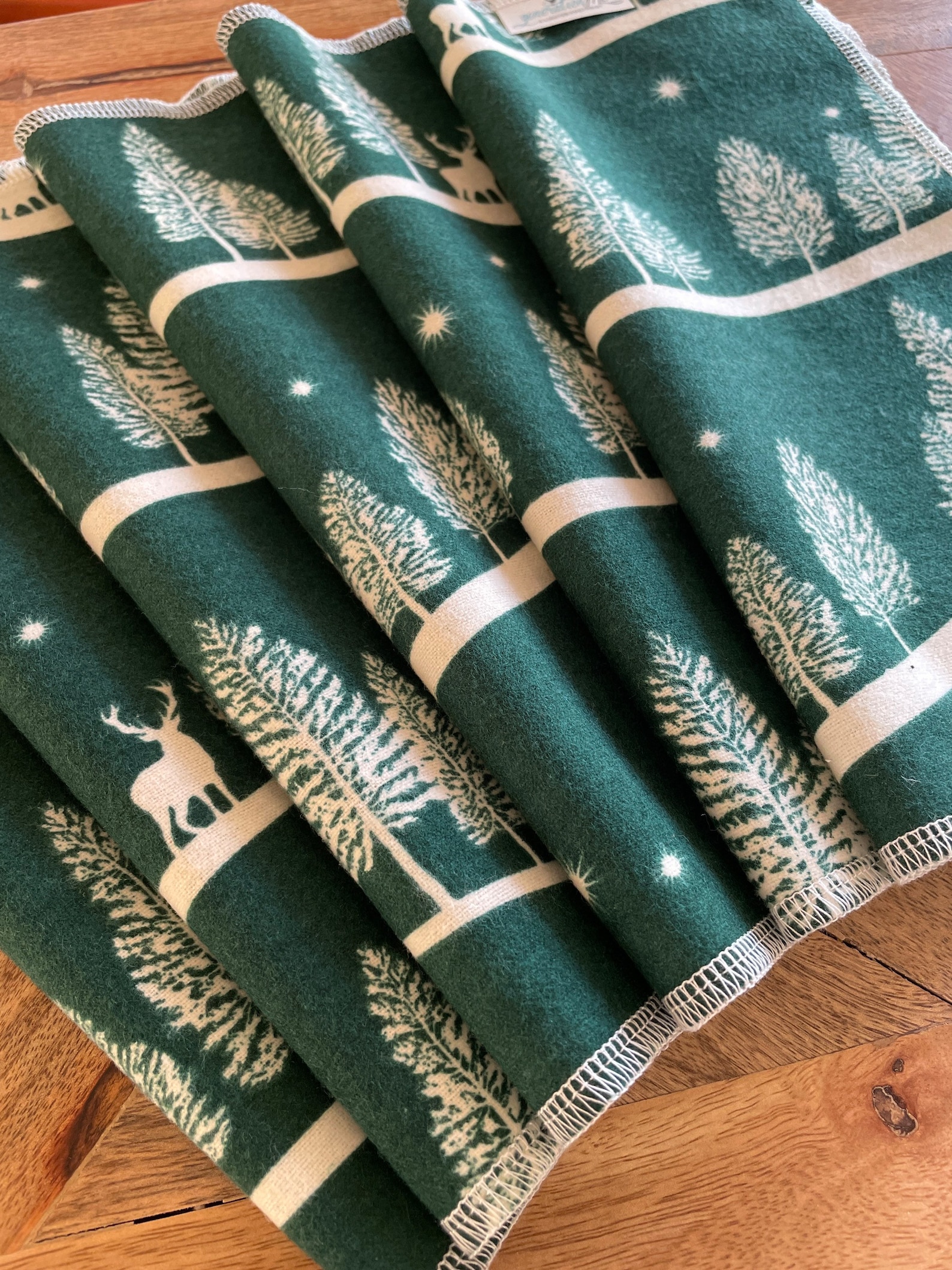 Forest Green Cloth Napkins, Reusable Napkins, Paperless Towels - Etsy