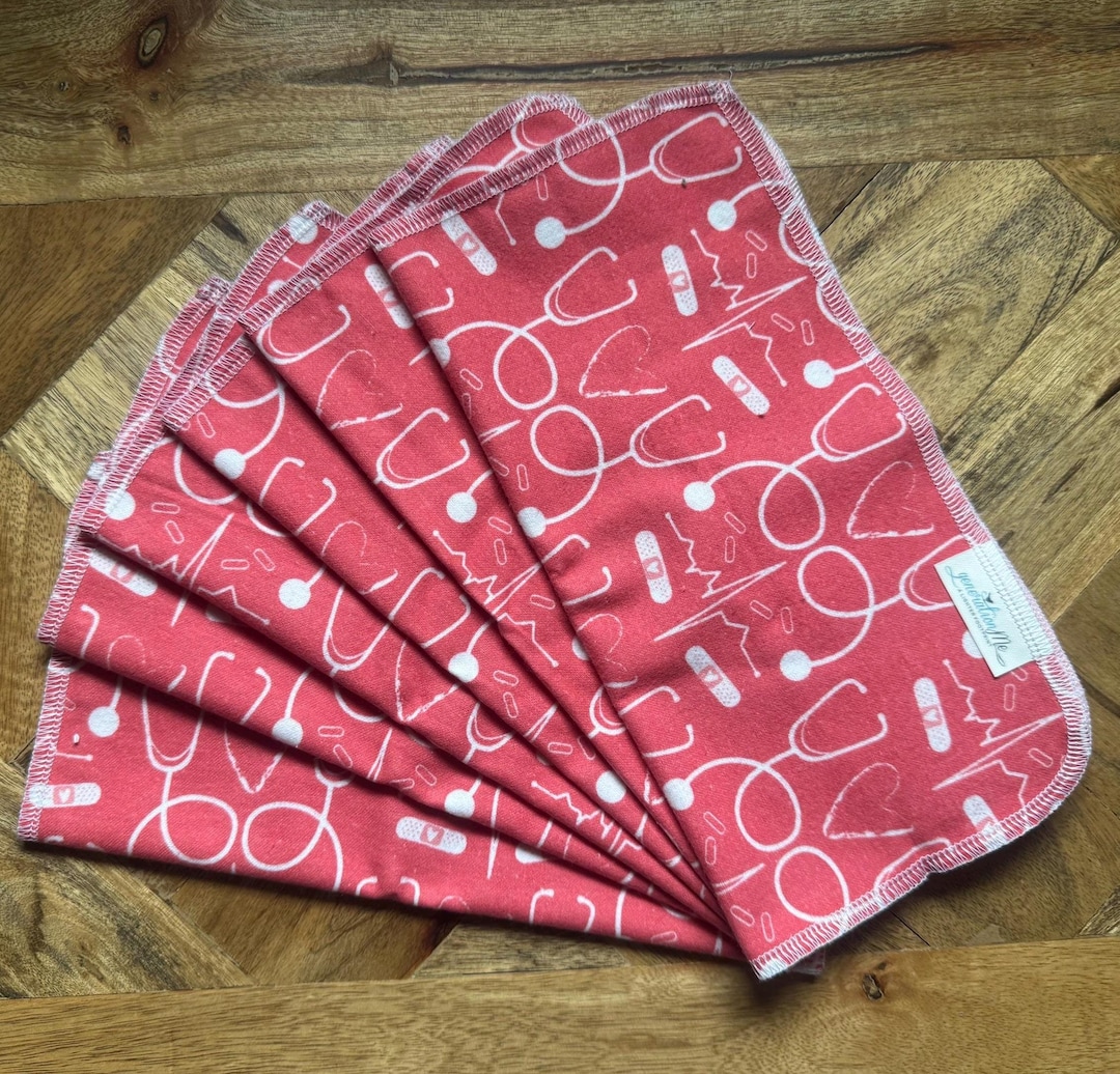 Nurse Cloth Napkins, Kitchen or Bathroom Washcloths, Individual Sponges ...