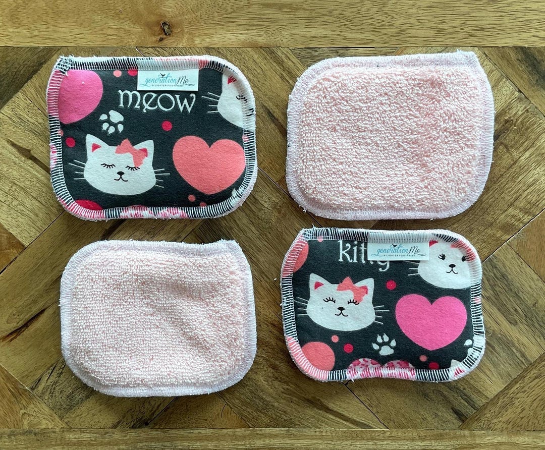 Kitty Cat Sponge, Kitchen or Bathroom Sponge, Cat Lover, Pink Lover - Etsy