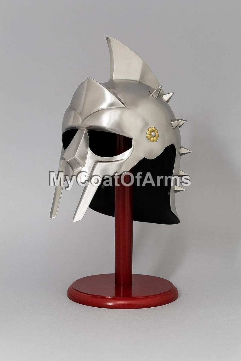 Roman Gladiator Helmet – Authentic Maximus Helmet Battle Gear for ...