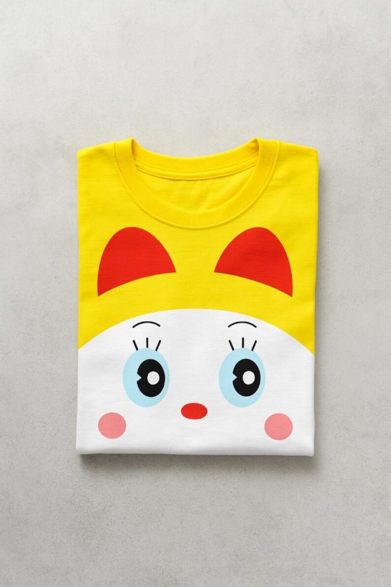 Doraemon & Dorami Cosplay Set – Cute Couple Hoodie and T-shirt ...