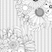 Flower Coloring Book - Printable PDF for Adults | 100 Relaxing Flower ...