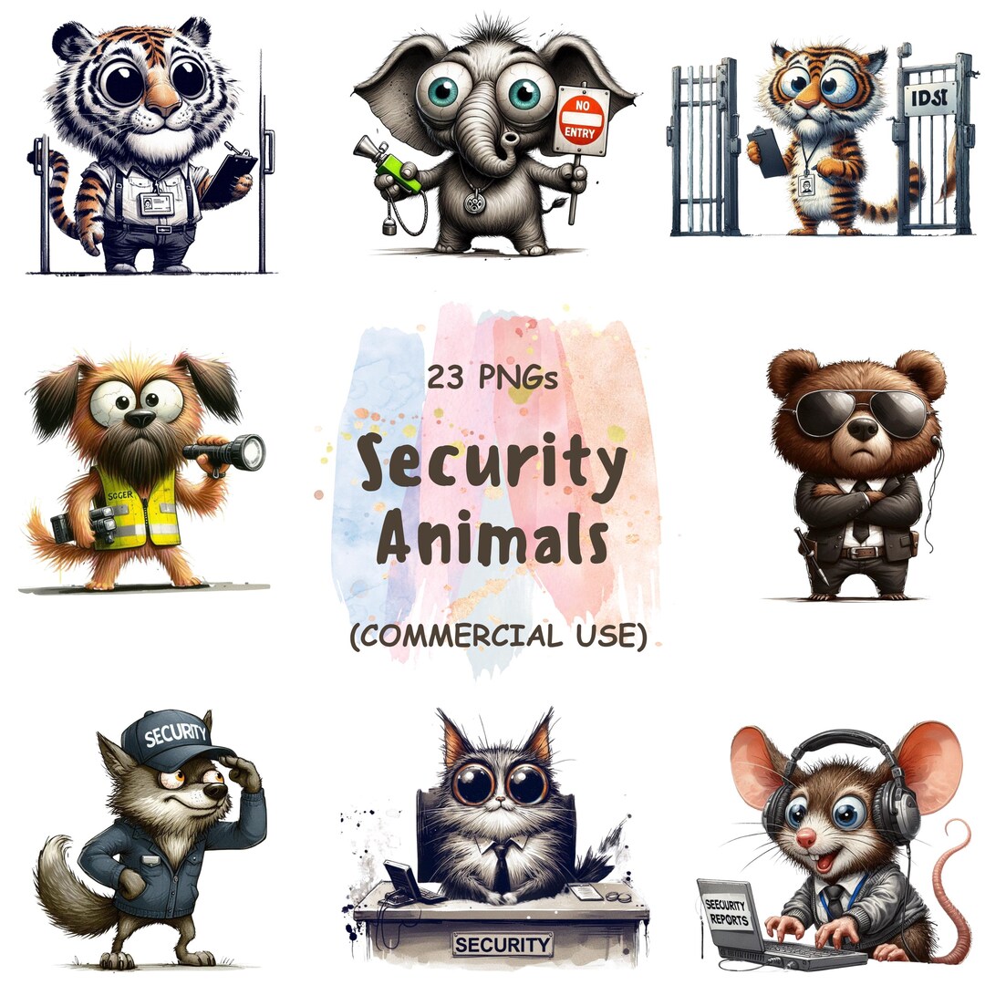 23 Security Animals Clipart - Safety Animal PNG - Guard Animal ...