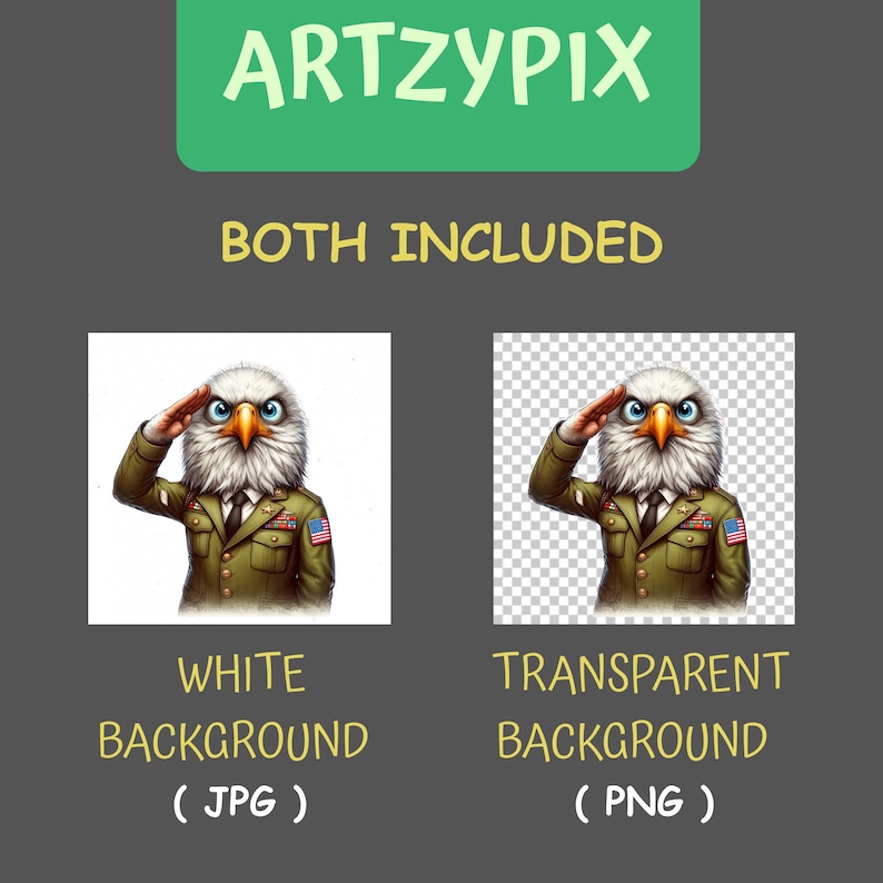 Bald Eagle PNG Clipart: Patriotic Watercolor Cartoon (commercial Use ...