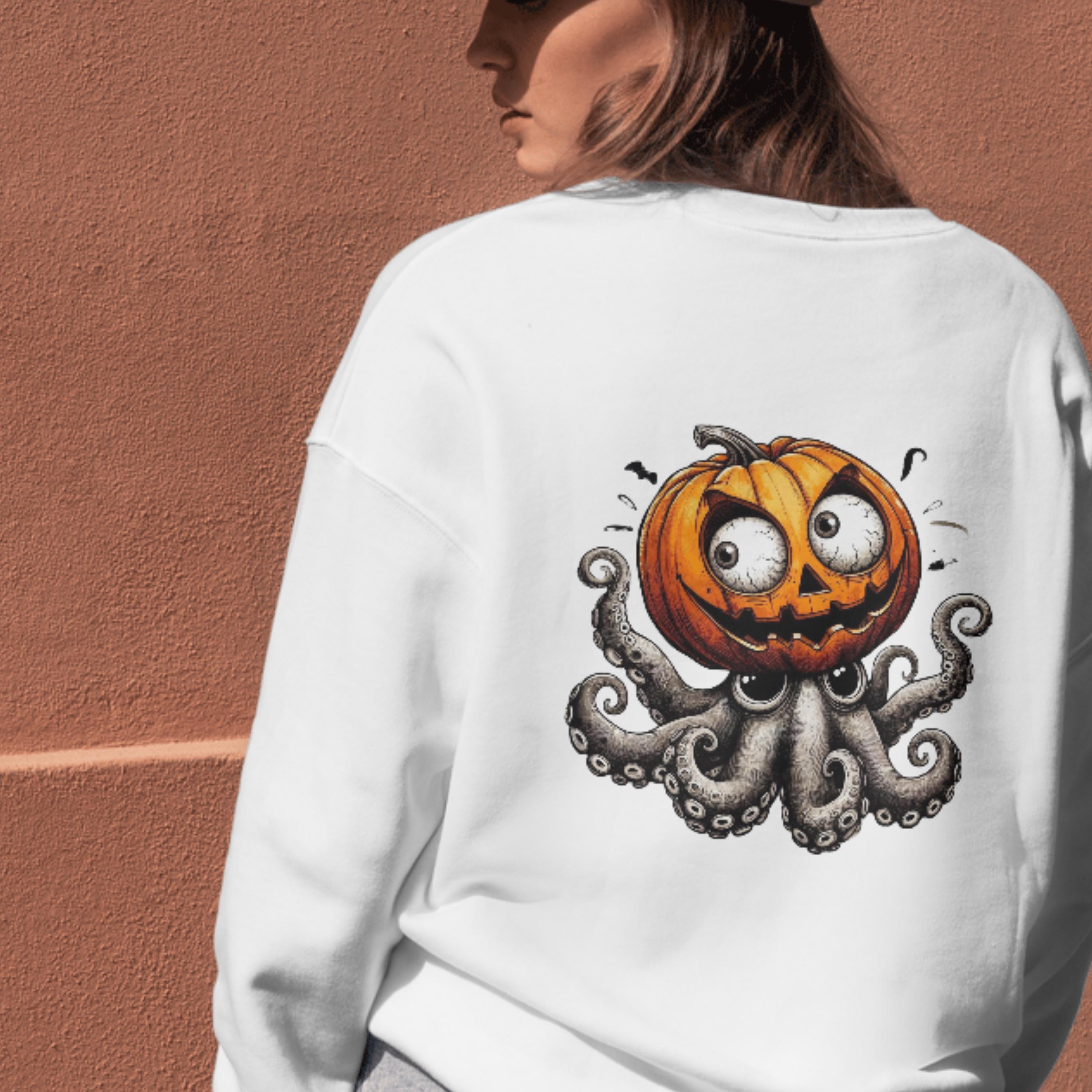 Halloween Sea Creature Clipart: Spooky Ocean Animals PNG (digital ...