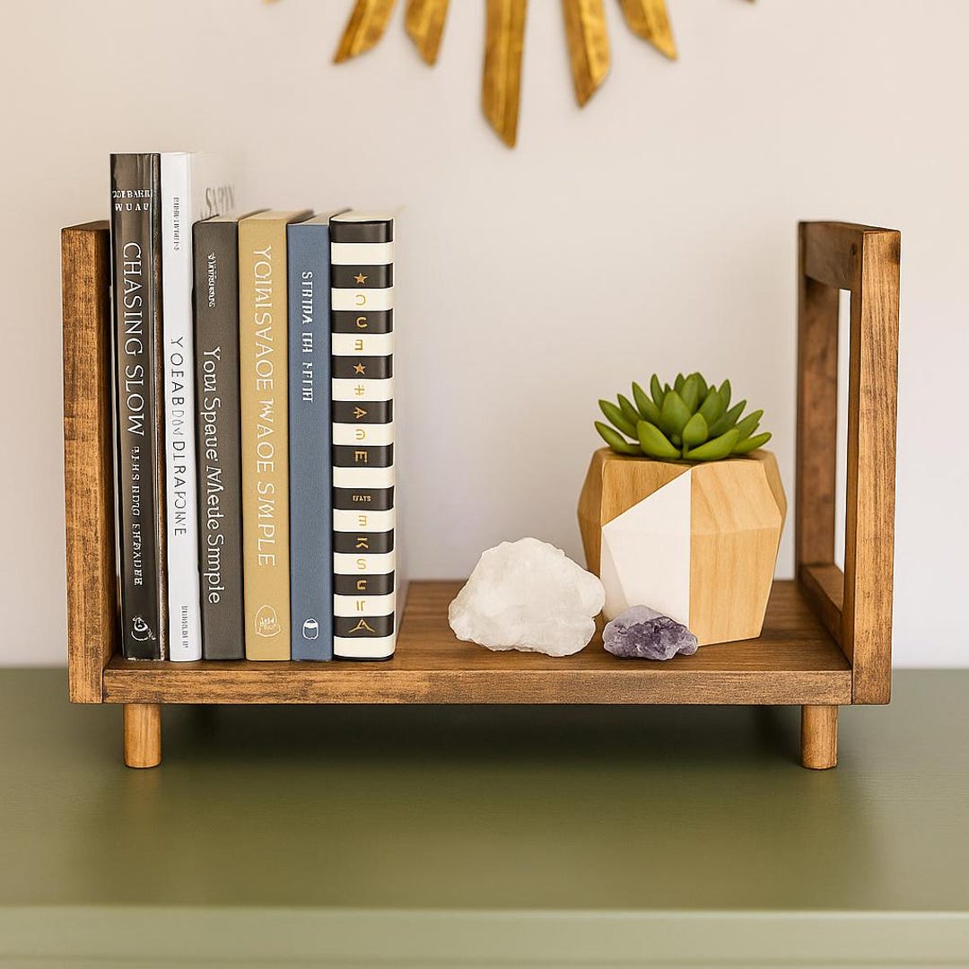 DIY Tabletop Book Holder Plan | Modern Wooden Book Stand PDF | Easy ...