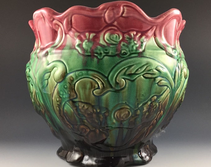 Vintage Weller Pottery Large Gorgeous Jardiniere Plant Pot - Etsy