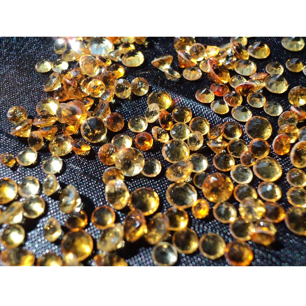 3mm Citrine Cut Stone Calibrated Citrine Round Faceted Stone - Etsy