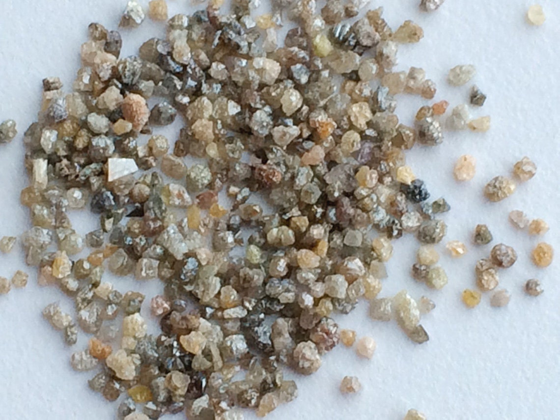 3-4mm Brown Raw Diamond Brown Rough Diamond Uncut Diamond | Etsy