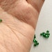 2mm Emerald Green Cubic Zirconia, Loose Round Zircon, Faceted Zirconia ...