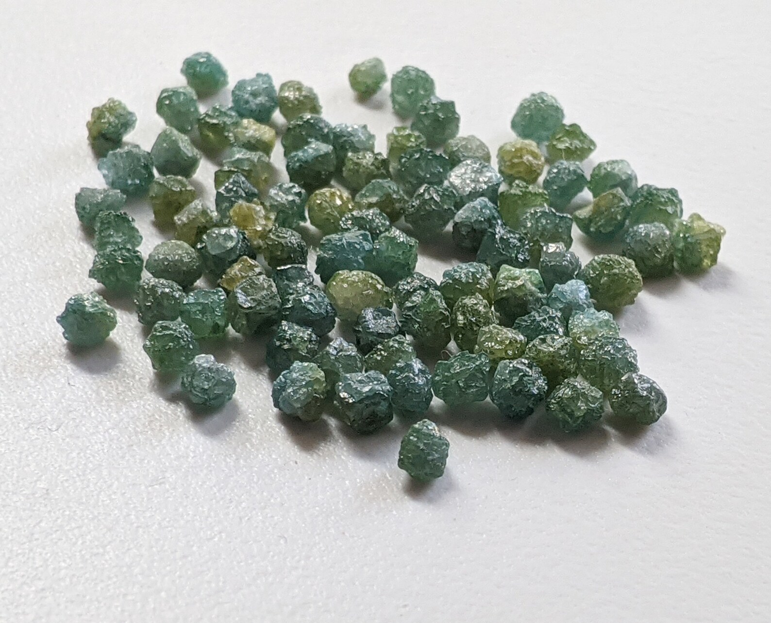 3-3.5mm Green Raw Diamond Green Rough Diamond Green Uncut - Etsy