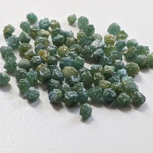 3-3.5mm Green Raw Diamond, Green Rough Diamond, Green Uncut Diamond ...
