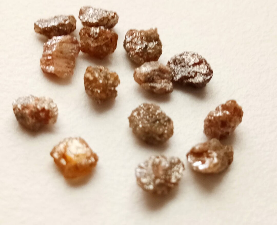 4-7mm Brown Rough Diamonds, Brown Raw Diamonds, Brown Raw Uncut ...