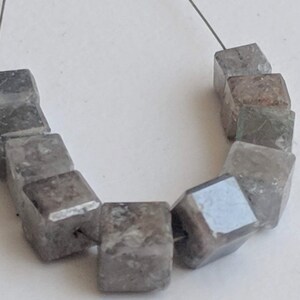 3.8-4.4mm Grey Sparkling Diamonds Box Cubes, Natural Polished Diamond ...
