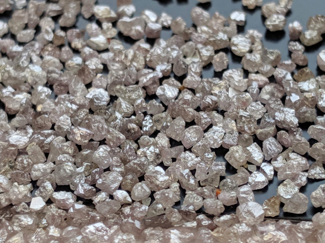 1.5-2mm Raw Pink Diamond Natural Rough Pink Diamond Raw | Etsy