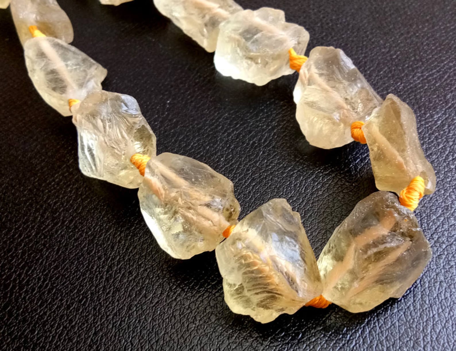 16-23mm Raw Lemon Quartz Stones Huge Natural Lemon Loose - Etsy