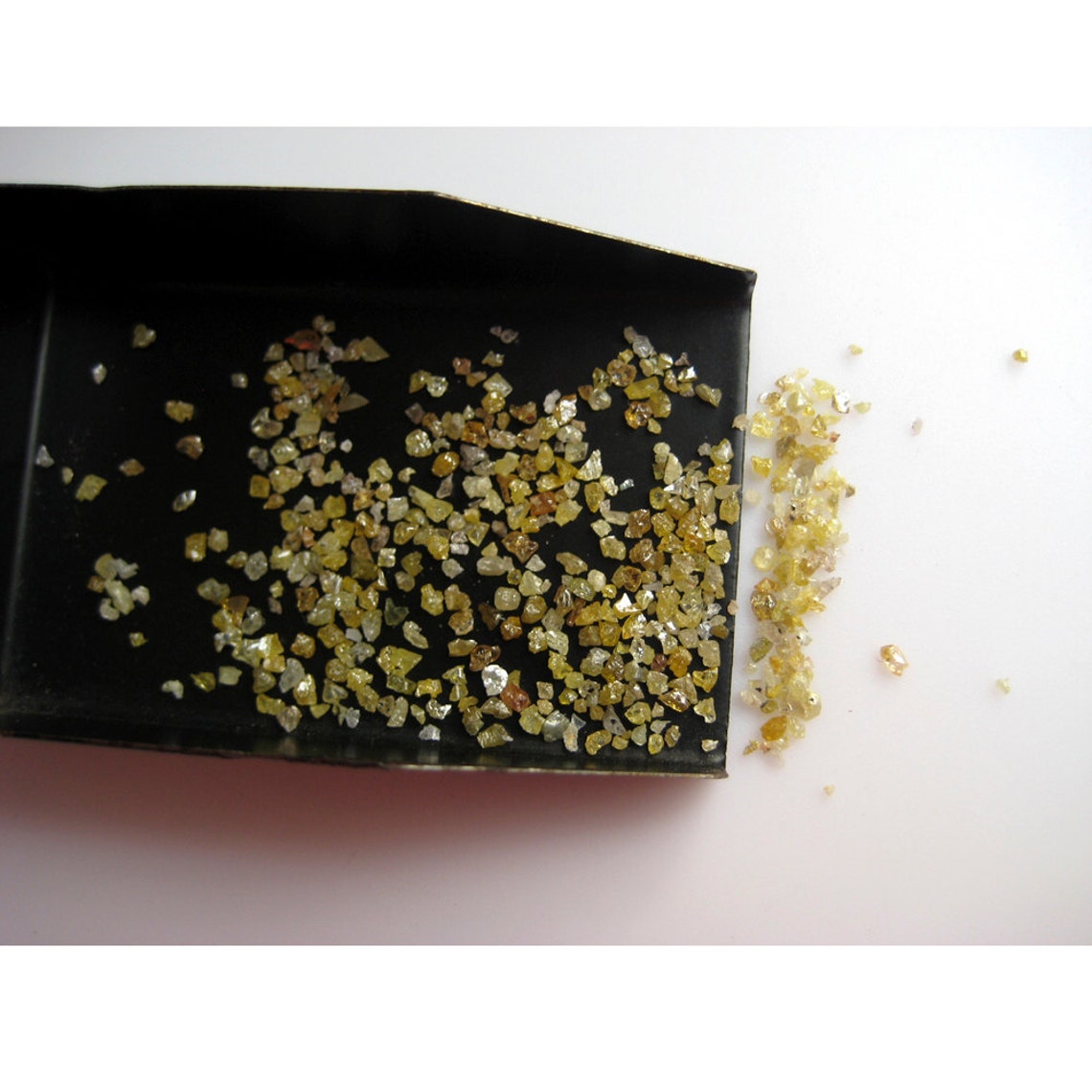 1-2mm Yellow Drilled Uncut Diamond Raw Diamond Chips Raw - Etsy