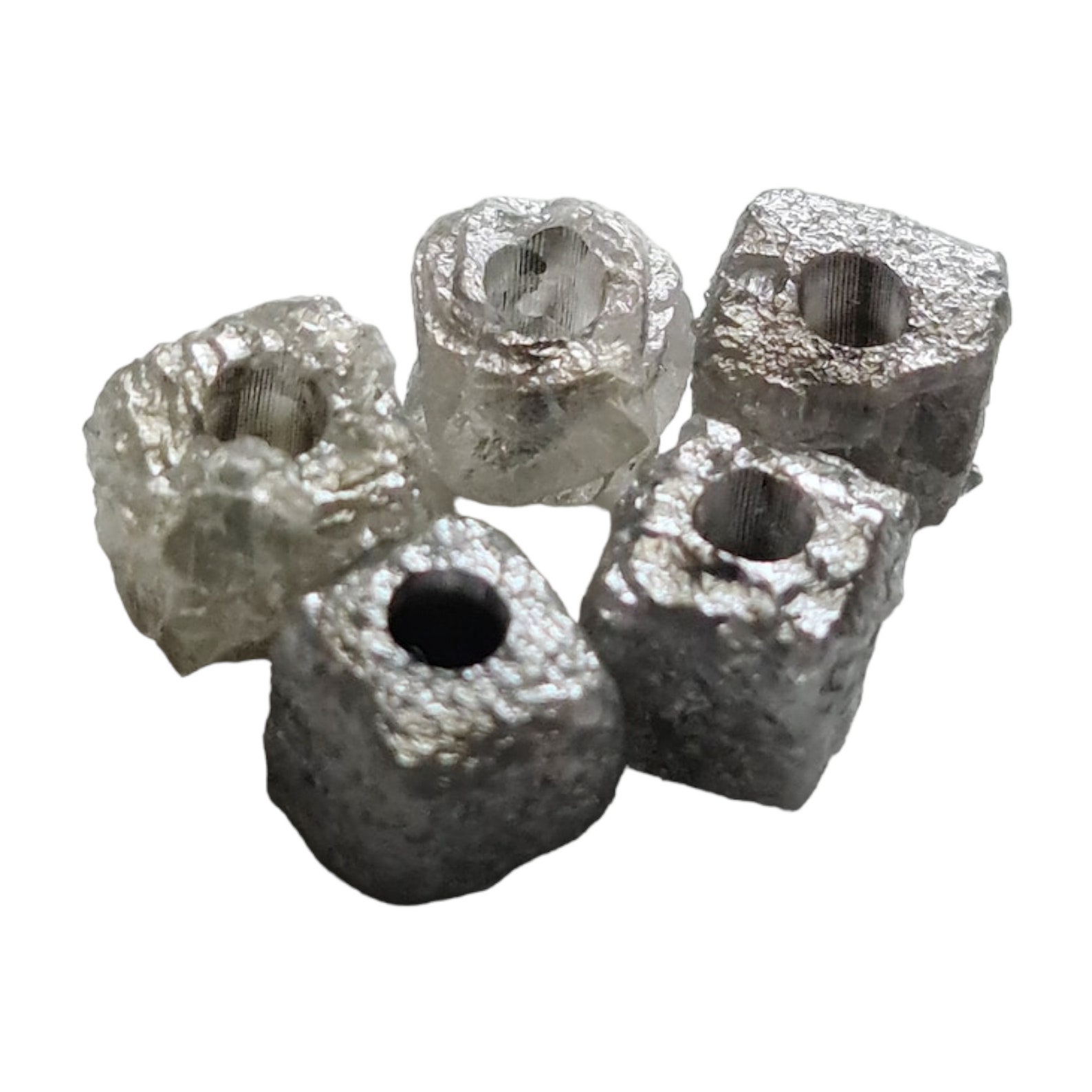 4.5-5mm Grey Raw Diamond Cubes 1 Pc Box Shaped Grey Diamond - Etsy