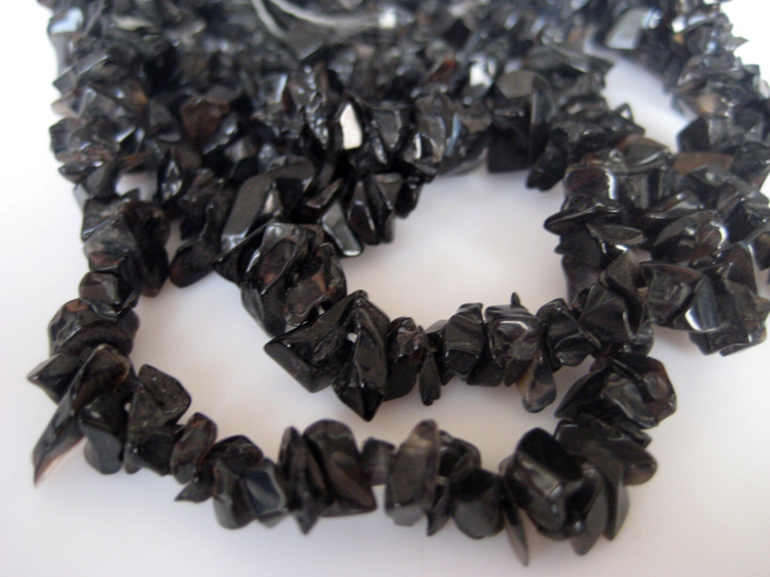 5-7mm Black Onyx Chips Black Onyx Gemstone Beads Natural - Etsy