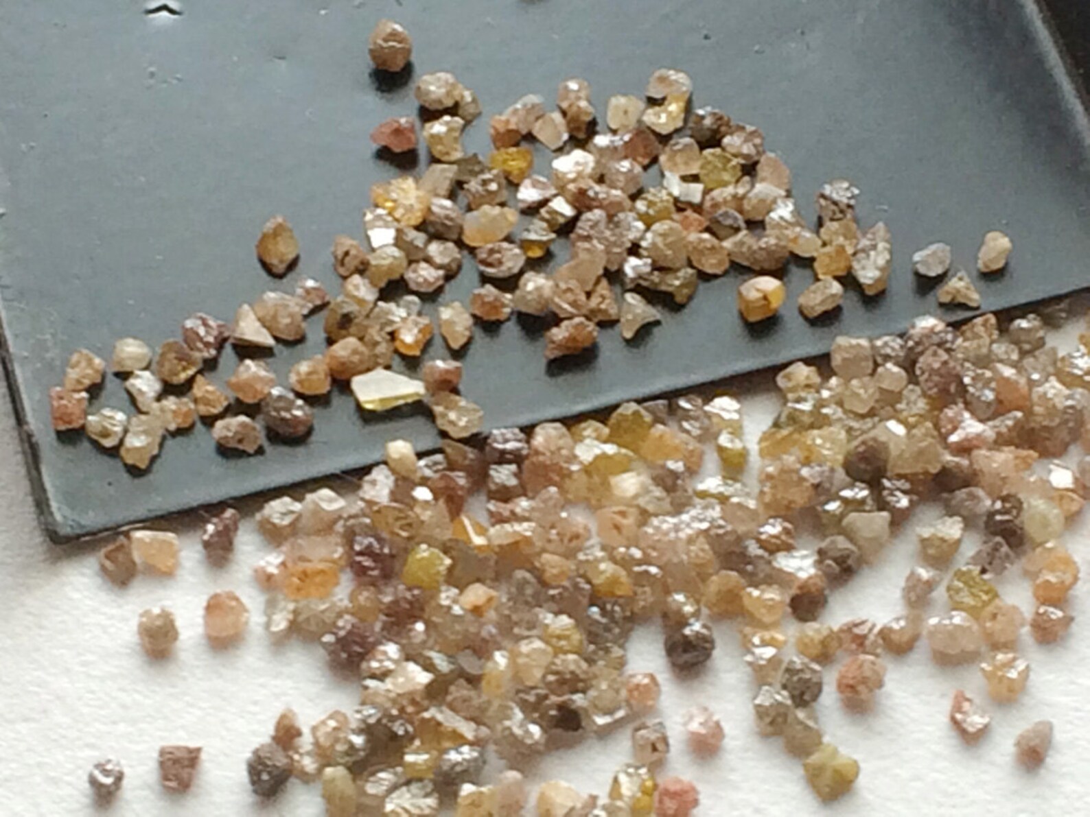 1mm 2mm Brown Raw Diamonds Uncut Diamond Brown Rough - Etsy