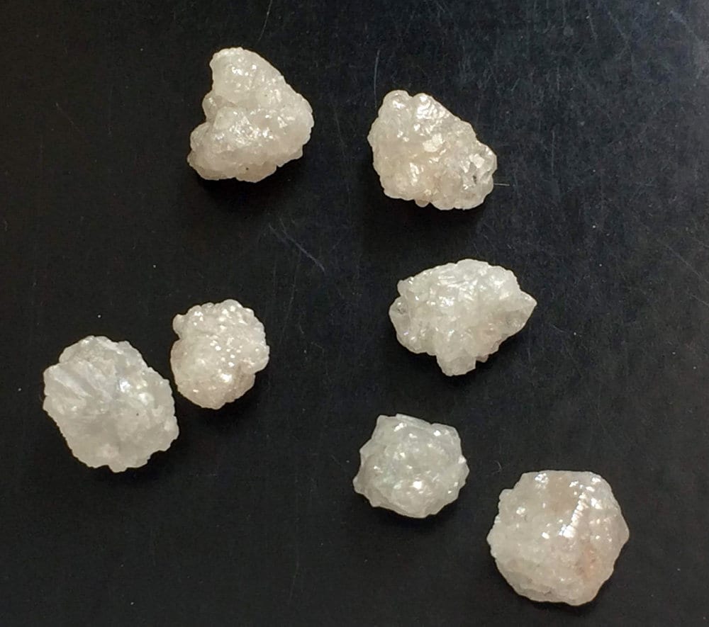 4-5.5mm White Grey Rough Diamond White Grey Raw Diamond | Etsy