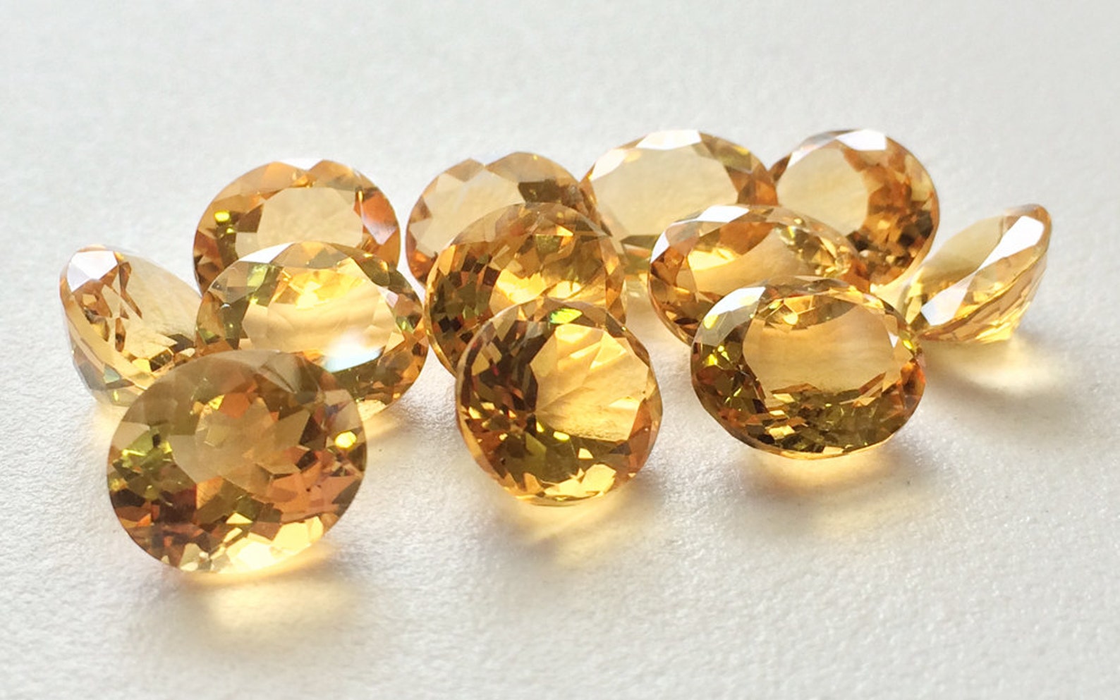 9x11mm Citrine Cut Stone Lot Oval Faceted Calibrated Citrine | Etsy