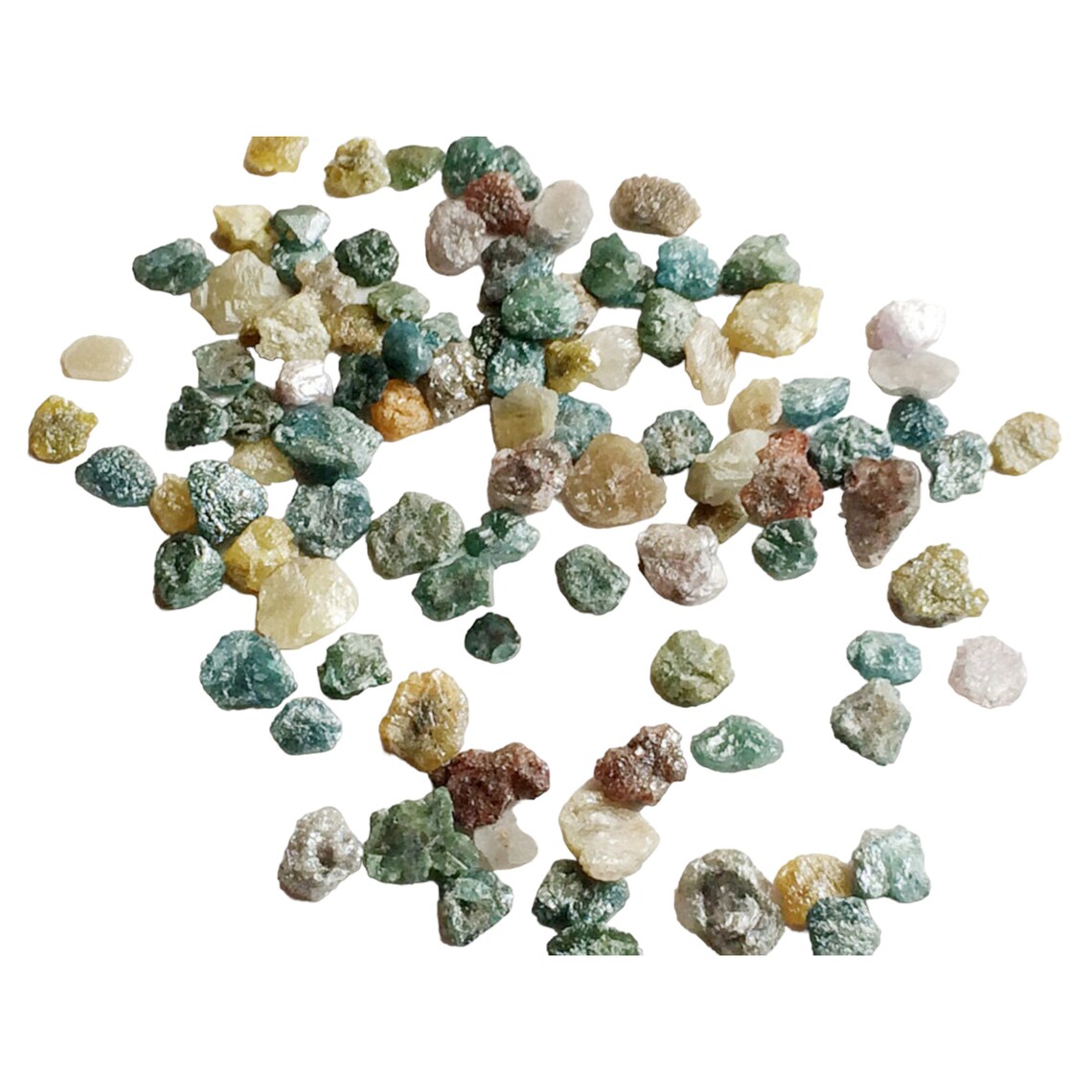 4-6mm Multi Color Rough Diamond Slices Diamond Slices - Etsy