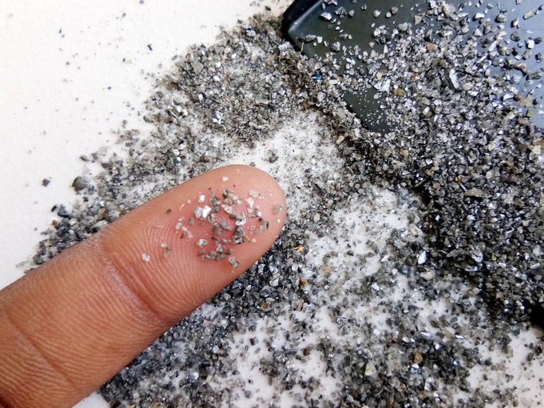 Dark Grey Diamond Dust Fine Dark Grey Diamond Dust Uncut - Etsy