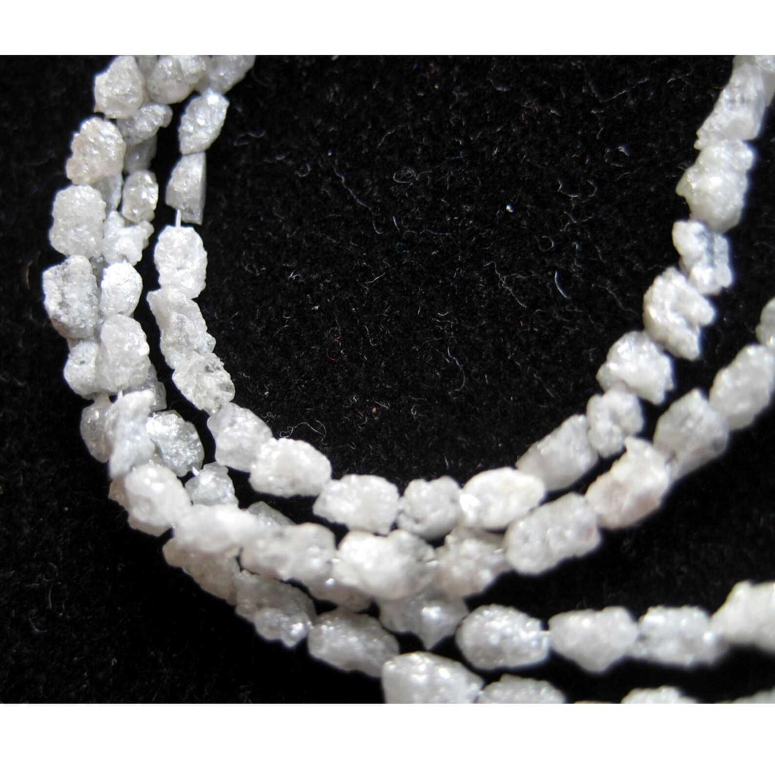 3-5mm White Raw Diamond Tumbles White Conflict Free Diamond | Etsy