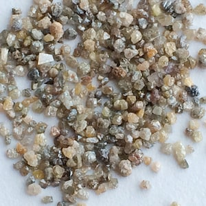 3-4mm Brown Raw Diamond, Brown Rough Diamond, Uncut Diamond, Loose ...