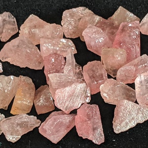 8-10mm Strawberry Quartz Rough Stones, Raw Quartz, Loose Rough Quartz ...