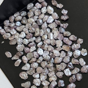 3-4mm Pink Rough Diamond Natural Pink Raw Diamond Pink Raw - Etsy