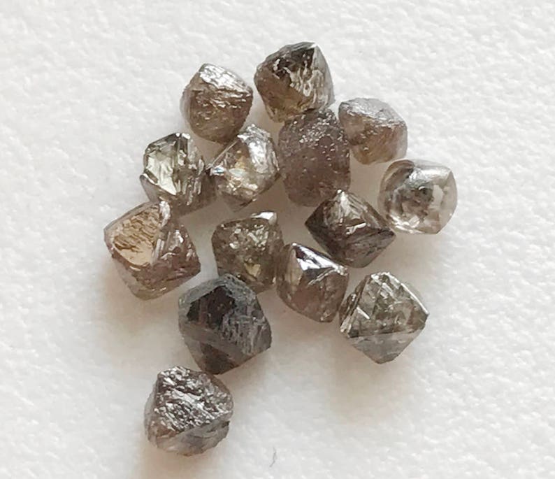 3-4mm Brown Raw Diamond Crystal Natural Rough Diamond Uncut | Etsy