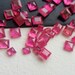2-3.5mm Ruby Mozambique Princess Cut Stone, Natural Ruby Faceted Square ...