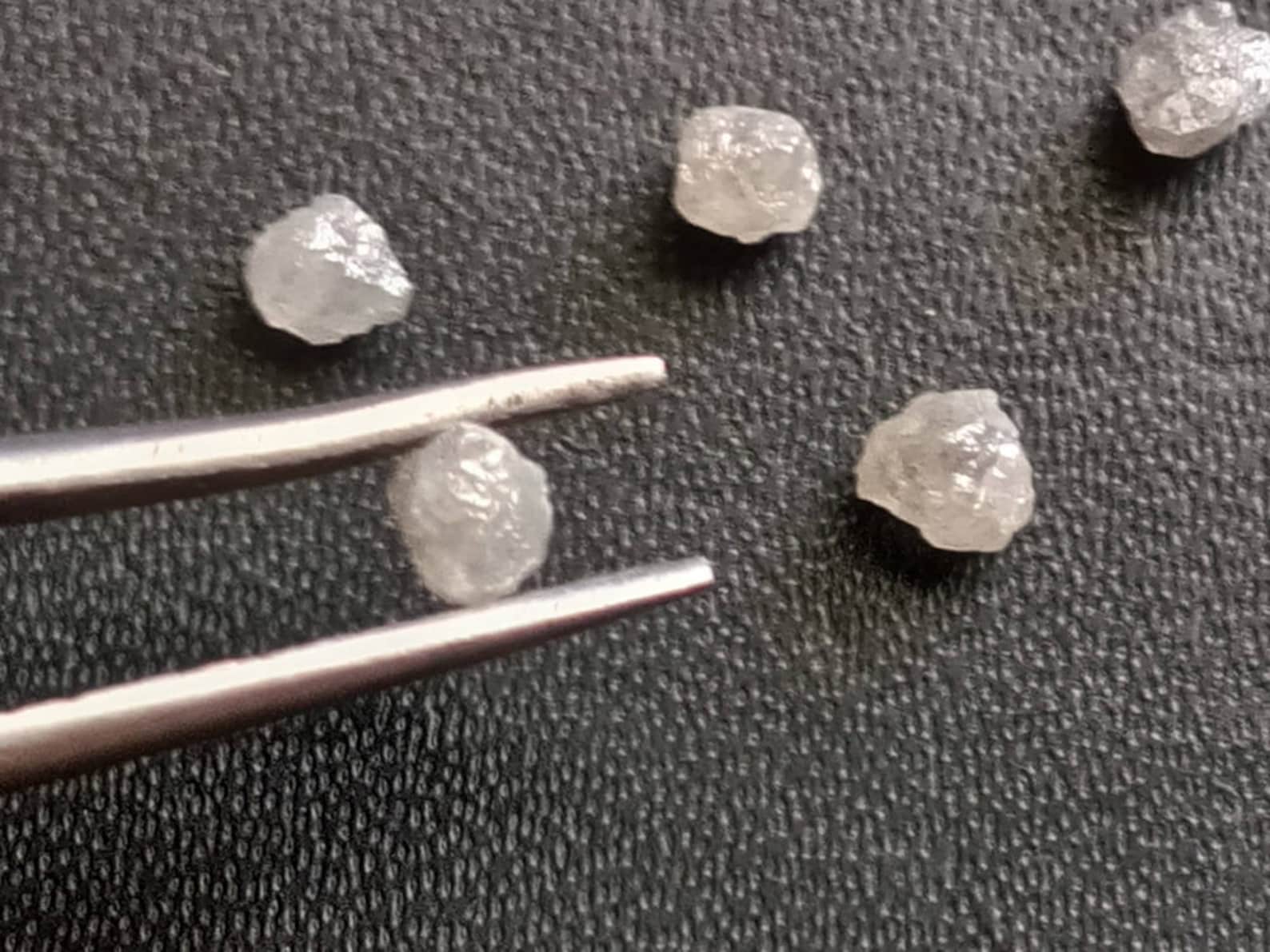 2-3mm Grey Rough Diamond Grey Raw Diamond Uncut Diamond - Etsy