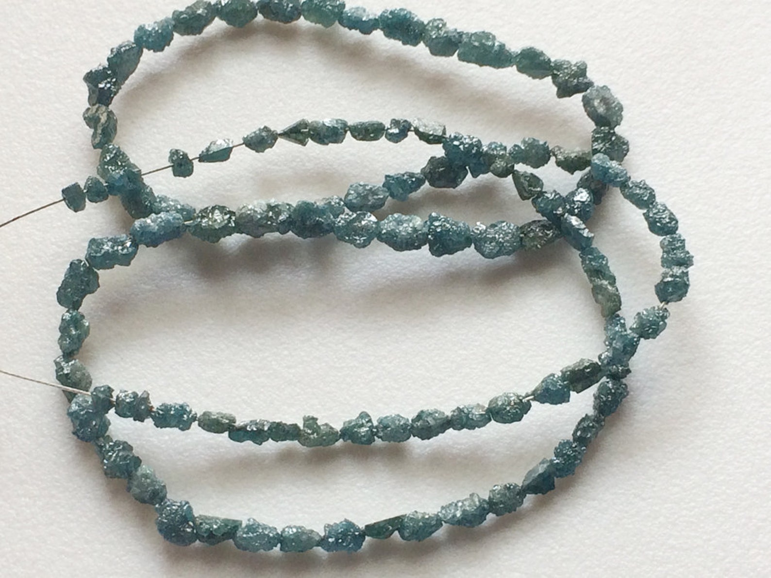 1.5mm 5mm Blue Raw Diamonds Tumbles Blue Diamond Tumbles - Etsy