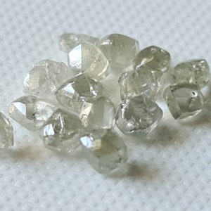 Beautiful Clear Diamond Crystal, 3-3.5mm Clear White Loose Diamond ...