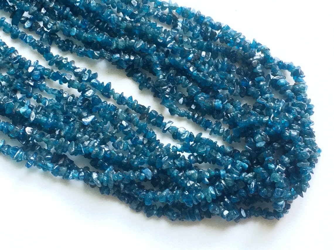 4-6mm Neon Apatite Chips, Neon Apatite Beads, Natural Neon Apatite Chip ...