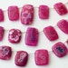 17x19 - 27x22mm Pink Solar Quartz, Solar Quartz Rectangle Beads for ...