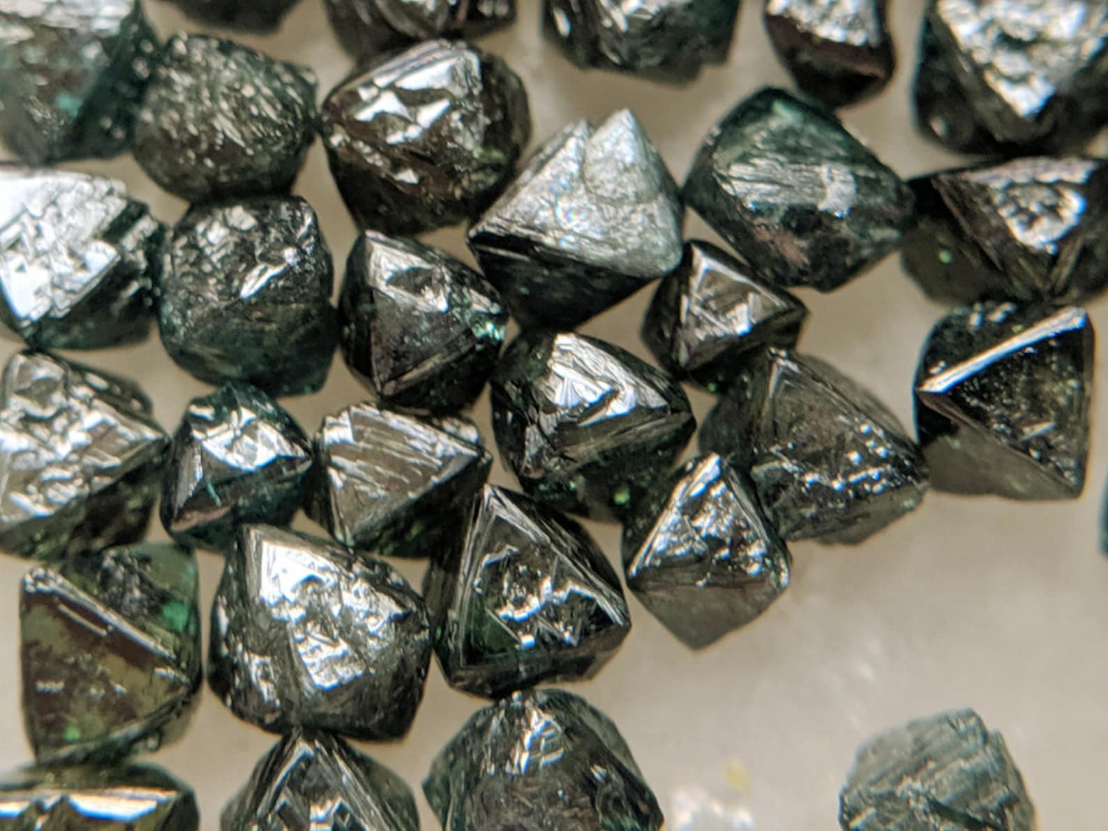 3-3.5mm Green Diamond Crystal Raw Green Diamond Crystal - Etsy