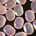 12x16mm Rose Pink Chalcedony Table Cut Flat Back, Rose Pink Cabochons ...