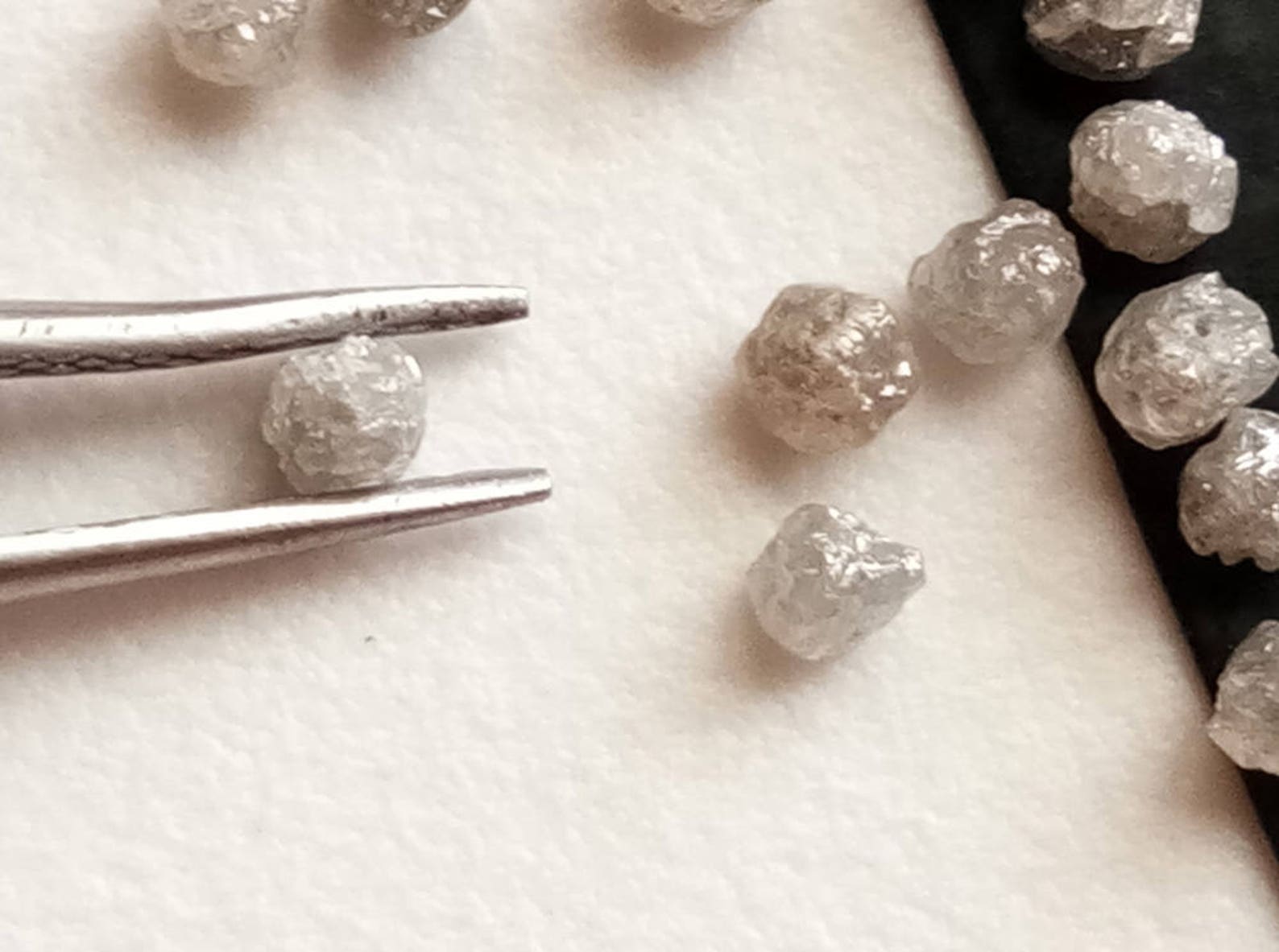 2-3mm Grey Rough Diamond Grey Raw Diamond Uncut Diamond - Etsy