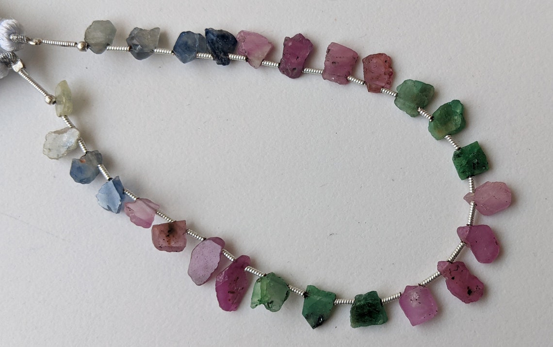 6-11mm Sapphire Ruby Emerald Rough Slices Natural Rawuby | Etsy