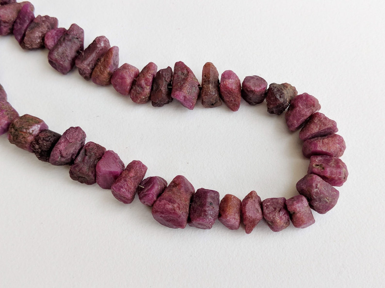 10-15mm Raw Ruby Stones, Natural Loose Raw Gemstone, Ruby Rough Beads ...